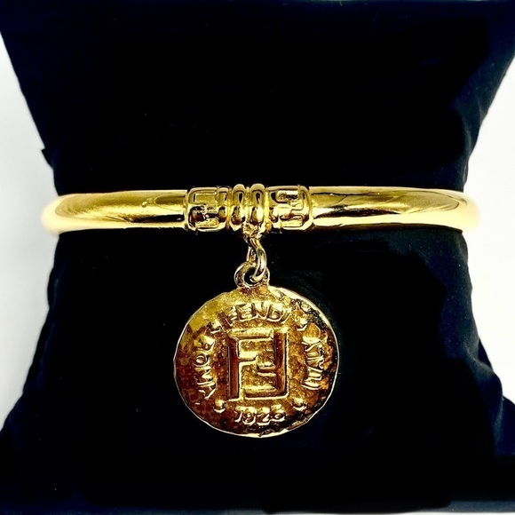 Fendi | Jewelry | Vintage Fendi Gold Plated Janus Greek God Roma Italy ...